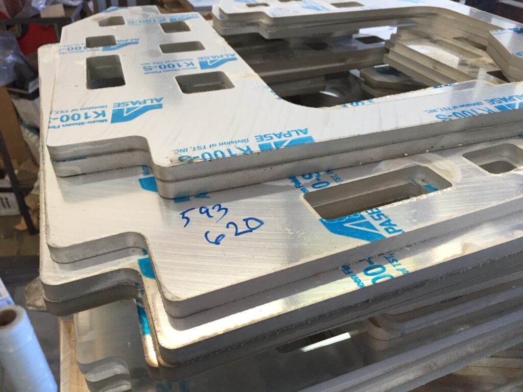 Aluminum - AA Waterjet Cutting Aluminum with a Waterjet